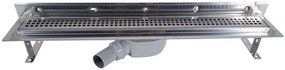 Sprchový žlab Ceramia S-Line Klasik 65 cm nerez lesk čtverečky ZLAB70NRZ1LEM