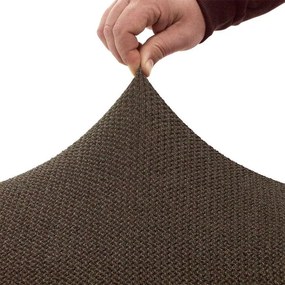 Super strečové potahy HARMONIA tabáková taburet (40 - 60 cm)