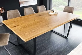 Moderní jídelní stůl z MDF Loft Dub 160cm