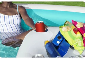 Sippin' Summer nafukovací bazén 218x218x48 cm Bestway 54446 pro letní radovánky