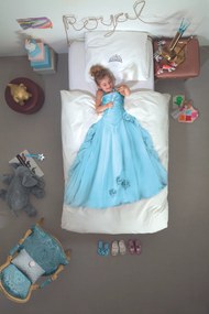Povlečení Princess Blue 135 x 200 cm