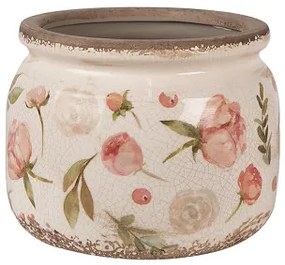 Keramický květináč PINK ELEGANCE Clayre &amp; Eef 6CE1625L