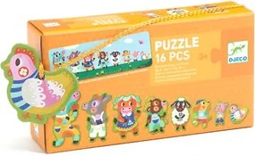 DJECO Puzzle Velcí a malí na farmě / 16 dílků
