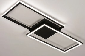 Stropní stmívatelné LED svítidlo do kuchyně Villon Black