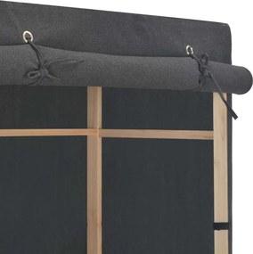 Šatní skříň šedá 79 x 40 x 170 cm textil 248191
