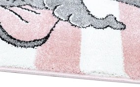 Koberce Breno Kusový koberec Kiddo A1087 pink, Růžová, 80 x 150 cm