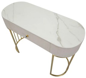 Designová konzole Hadassah 100 cm krémová