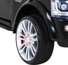 Ramiz Land Rover Discovery elektrické auto pro děti černé SUV + dálkové ovládání