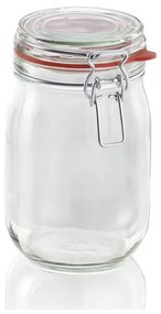 Leifheit Zavařovací sklenice s klipem a těsnicí gumou, 1,14 l