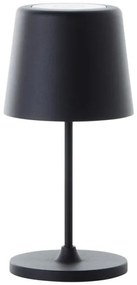 Brilliant G90939/76 Venkovní AKU stolní lampa KAAMI černá USB-A