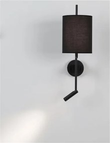 Nástěnné svítidlo NOVA LUCE YAMA E27 + LED na čtení 3000K 9180512 bez žárovky