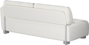 Potah na pohovku Mysinge - 2.místná, jedno boční opěradlo barva šedá látka pletený vzor