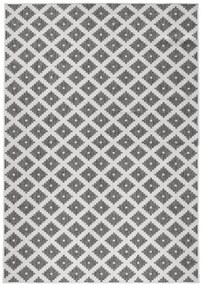 Hans Home | Kusový koberec Twin-Wendeteppiche 103126 grau creme, šedá - 80x150