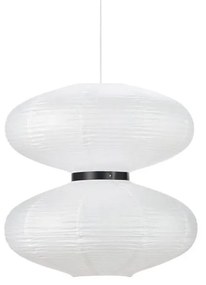 Bílé závěsné stropní svítidlo Markslöjd Dual, ø 60 cm