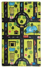 Dětský koberec Green City, 100 x 160 cm