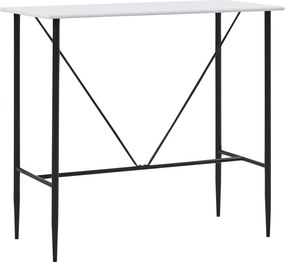 vidaXL Barový stůl 120 x 60 x 110 cm MDF [281546] Barva: Bílá