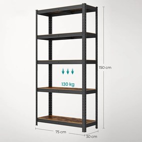 Regál s nosností 650 kg