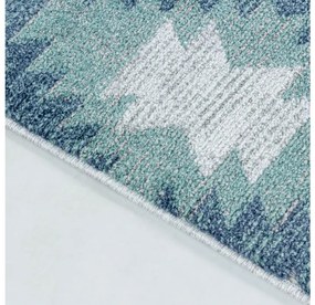 Ayyildiz Kusový koberec BAHAMA 5153, Modrá Rozměr koberce: 80 x 250 cm