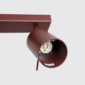 Sollux Lighting Stropní svítidlo RING 2 bordó