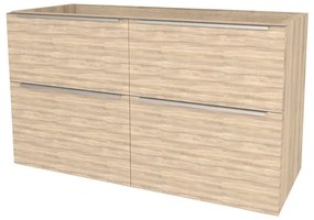 Mereo Mailo, koupelnová skříňka 121 cm, chrom madlo, Multidecor, Blonde Liberty Elm CN593SBLE1
