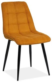 Jídelní židle Chic III, žlutá / černá