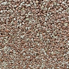Báča Beton Kamenný koberec na podlahu Rosa Corallo Frakce: Hrubá (4 – 8 mm), vydatnost setu 1,3 m², Doporučené použití v: exteriéru - dvousložkový polyuretan