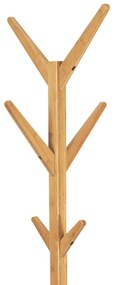Věšák dřevěný stojanový AUTRONIC DR-N191 NAT  masiv bambus přírodní odstín