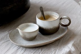2ks béžovo-šedá miska Valence Dusty Stone - Ø 11*6/ Ø 10*5,5cm / 274ml / 155ml