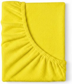 Kvalitex Froté dětské prostěradlo citrón 70x140cm