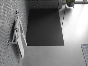 Mexen Otto, SMC obdélníková sprchová vanička 140 x 90 cm, černá, 4N709014