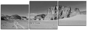 Obraz na plátně - Silnice v poušti - panoráma 5129QE (90x30 cm)
