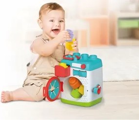 Clementoni Soft Clemmy Vkládací senzorická pračka s kostkami / od 6 mě