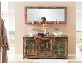 Koupelnový set z masivu Oceania zrcadlo a komoda
