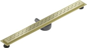 Mexen Flat 360° M12 sprchový žlab 100 cm, zlatá matná, 1A21100-40