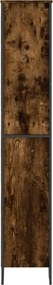 Knihovna kouřový dub 80 x 31 x 169 cm kompozitní dřevo 3295314
