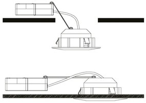 Eglo 95859- SADA 3x LED podhledové svítidlo PINEDA 1xLED/6W/230V