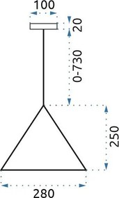 Toolight - Stropní svítidlo 1xE27 LH2058, černá, OSW-00463