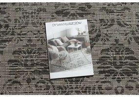 Dywany Luszczow Kusový koberec SIZAL FLOORLUX 20211 stříbro / černý Rozměr koberce: 140 x 200 cm