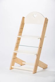 Lucas Wood Style rostoucí židle MIXLE -  přírodní/béžová rostoucí židle MIXLE: Autíčko