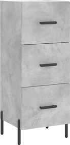 Skříň highboard betonově šedá 34,5x34x180 cm kompozitní dřevo 3200205