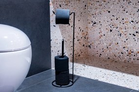 Olsen Spa Drátěný držák toaletního papíru, černá barva  - KD02071779