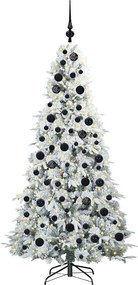 Umělý Skládací Vánoční Strom s stojanem Bílá 180 cm PE a PVC 3397485