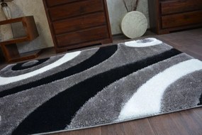 Kusový koberec Shaggy SPACE JAY šedý