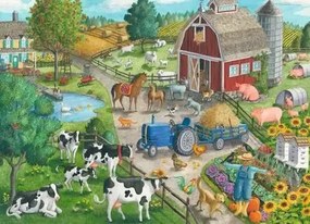 Ravensburger Doma na farmě / 60 dílků / od 4 let