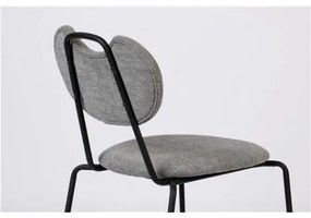 Jídelní židle ASPEN WLL čalouněná šedá White Label Living 1100483