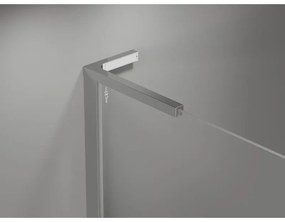 Mexen, Mexen Mist L Duo sklápěcí sprchový kout 110 x 110 cm, průhledný, chrom - 8A4L-110-110-01-00