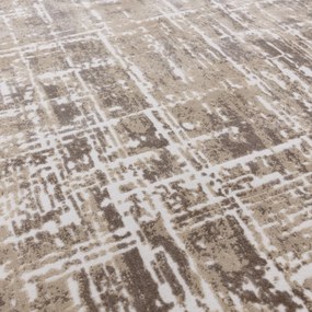 Tribeca Design Kusový koberec Zoom Abstract Beige Rozměry: 240x340 cm