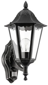 Eglo 93458 - Venkovní nástěnné svítidlo s čidlem NAVEDO 1xE27/60W/230V IP44