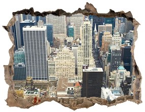 Wallmuralia Fototapeta díra na zeď 3D Manhattan New York 95x64 cm