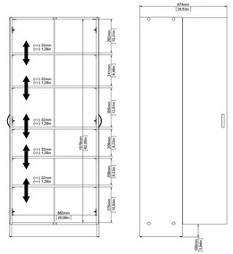 Tvilum Skříň Cassie 087 bílá